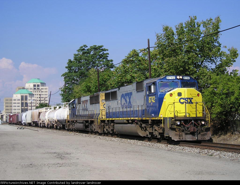 CSXT 8742 ExCon On CSX Q 339 Eastbound